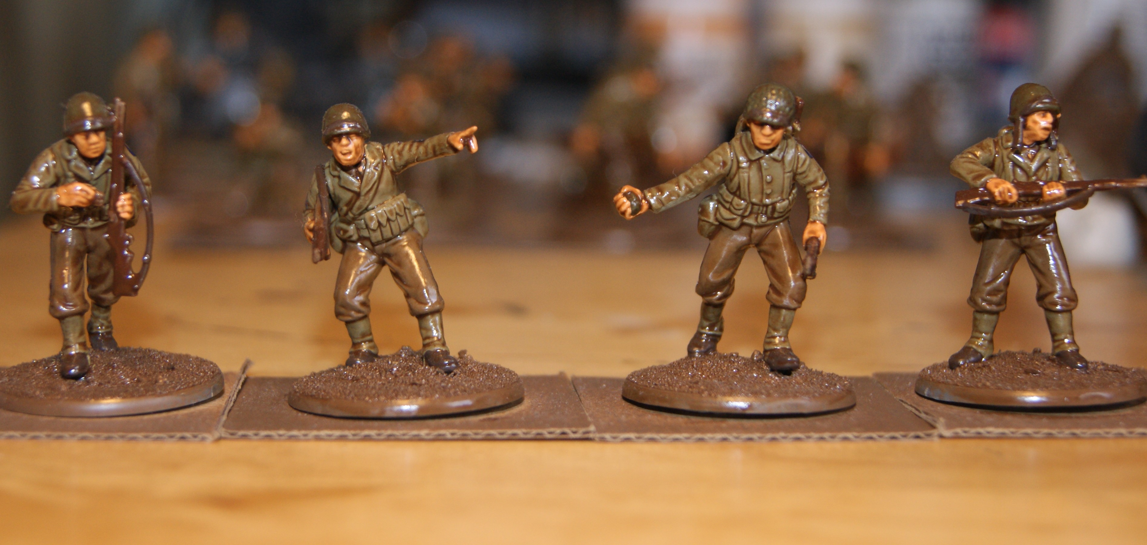 Speed painting a US infantry platoon – Pancratist